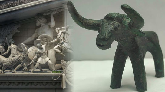 Hallan toro bronce de 3.000 años en el lugar de los antiguos Juegos ...
